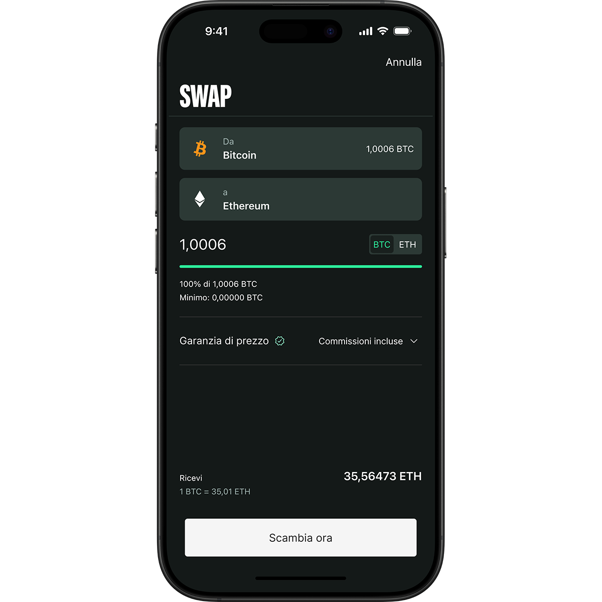 Bitpanda Swap Scambio Istantaneo Di Risorse Digitali